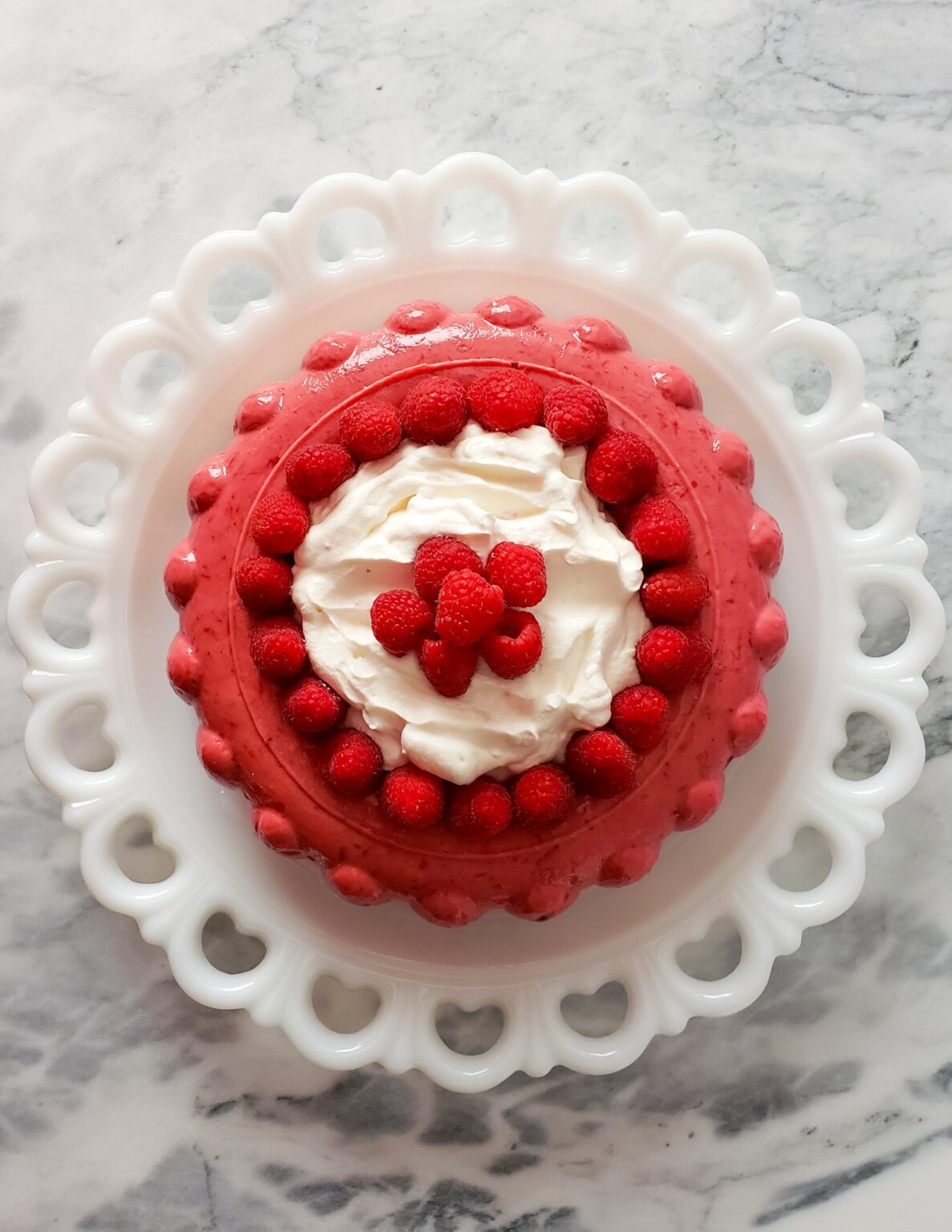 Dreamy Raspberry Cranberry Jello Salad Mold - Brass Pine