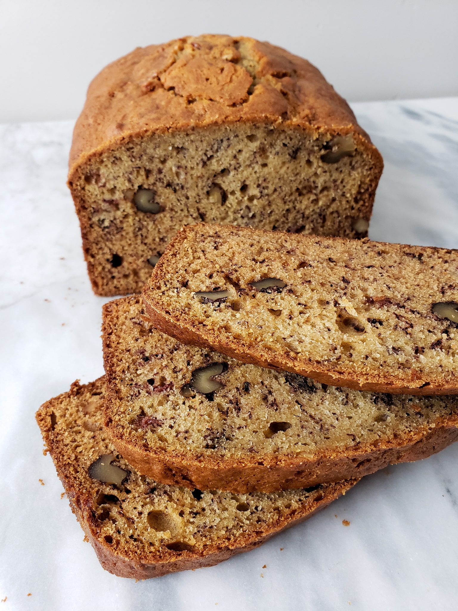 Super Moist Einkorn Banana Bread - Brass Pine