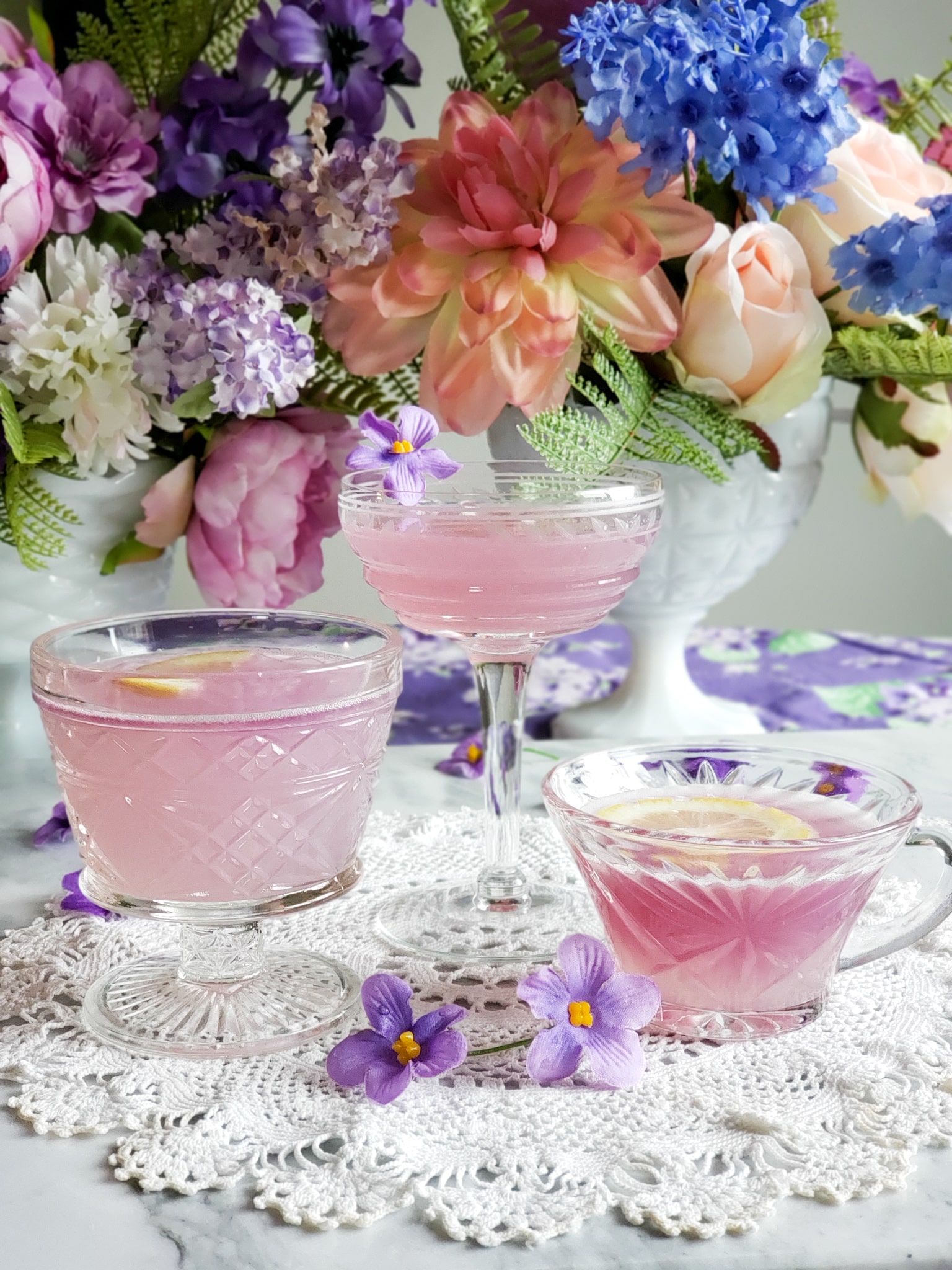 Dreamy Spring Flower Cocktail - Brass Pine