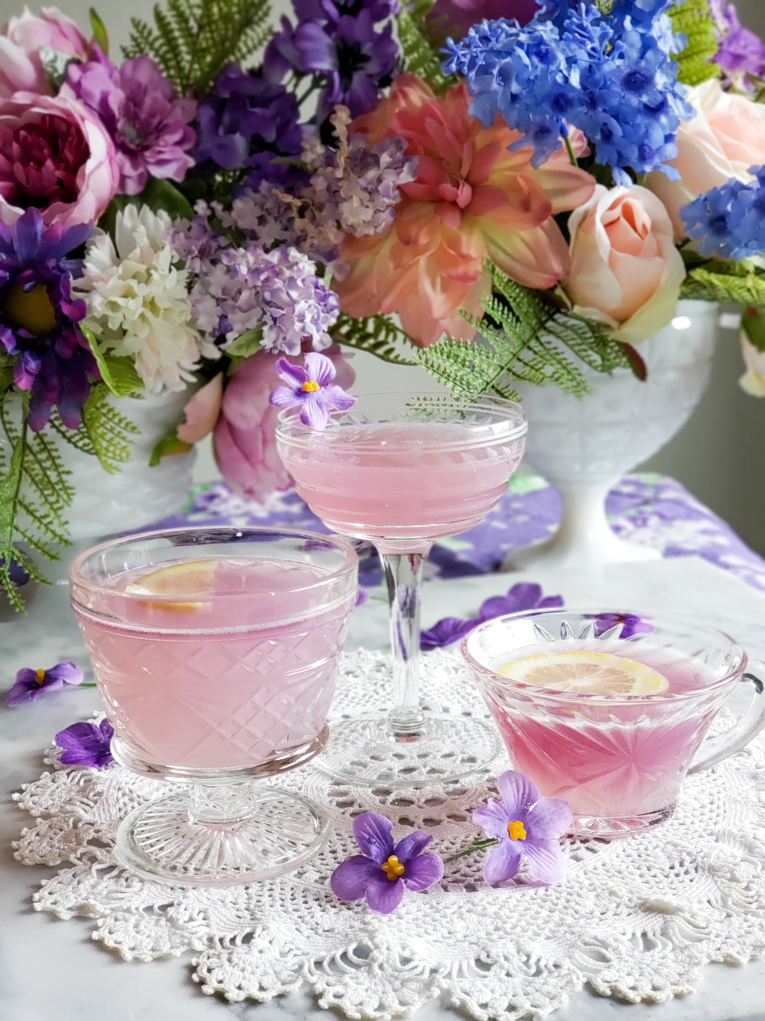 Dreamy Spring Flower Cocktail - Brass Pine