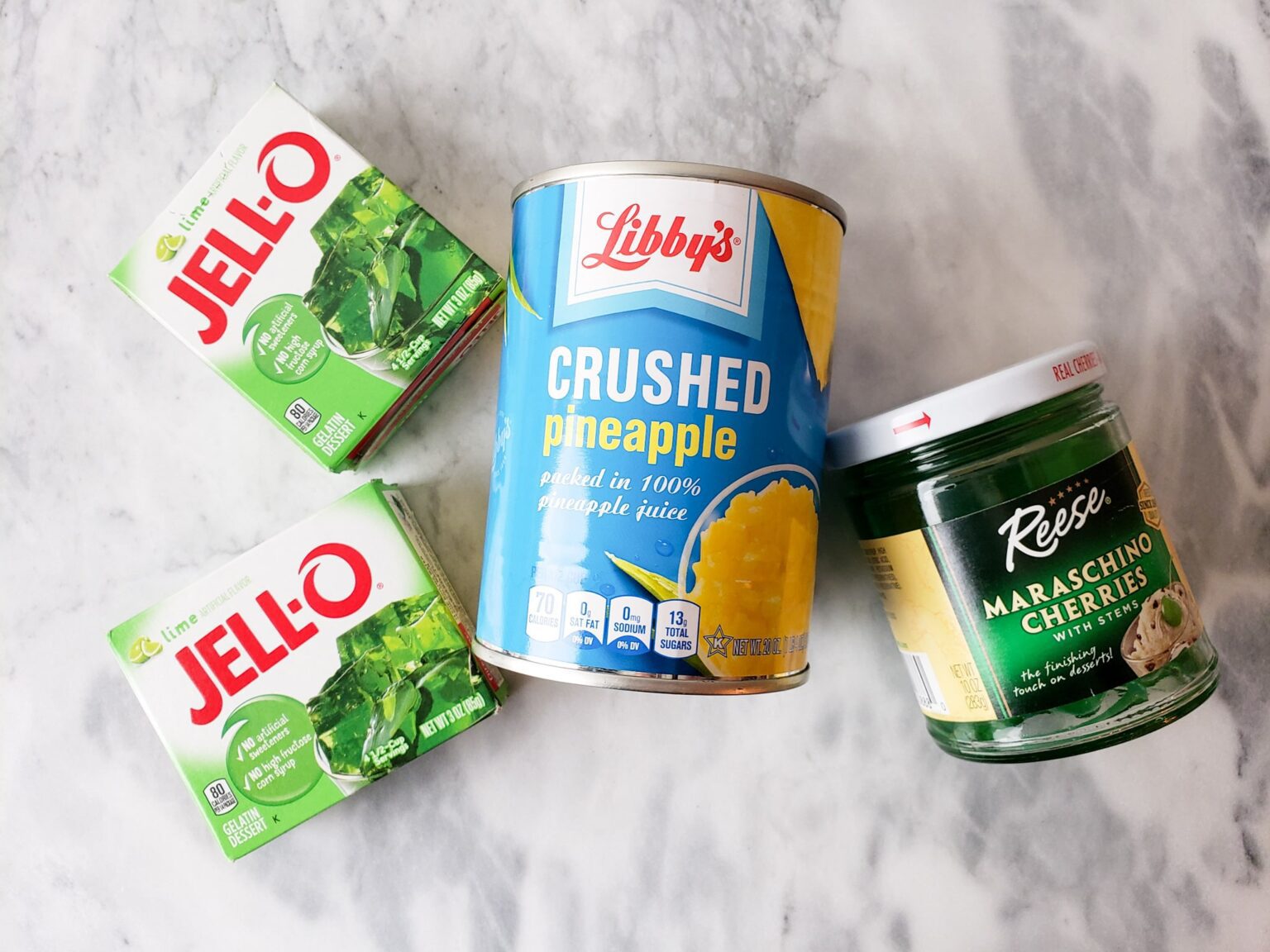 Easy Green St. Patrick's Day Jello Salad - Brass Pine