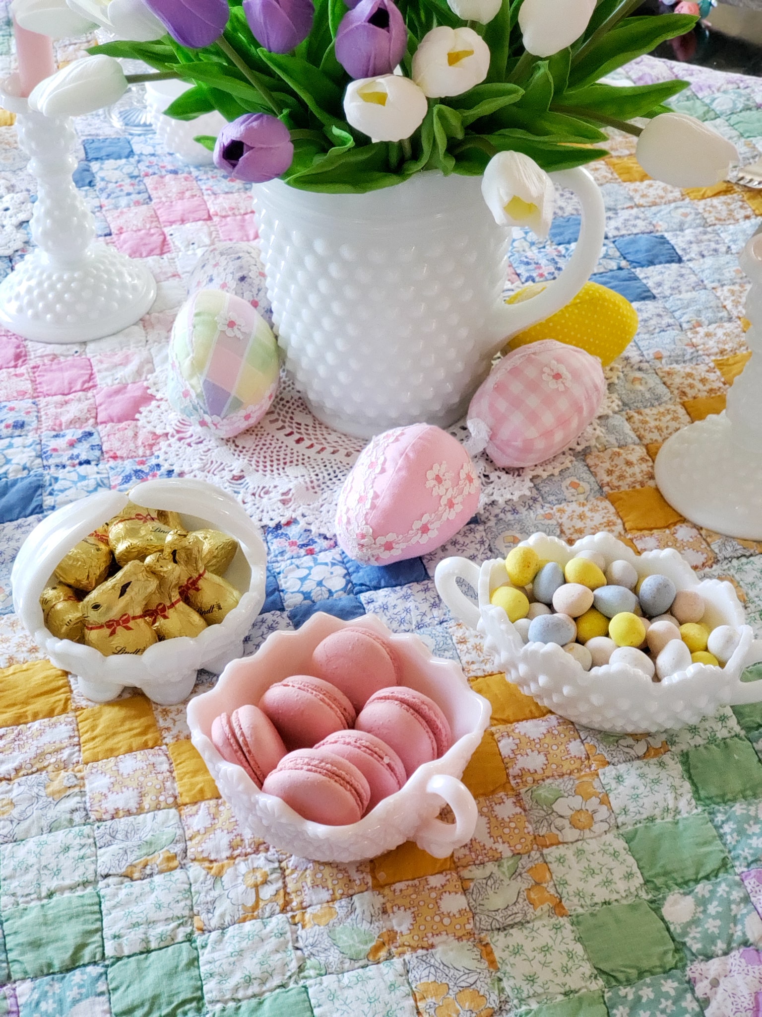 Simple & Sweet Pastel Easter Tablescape - Brass Pine