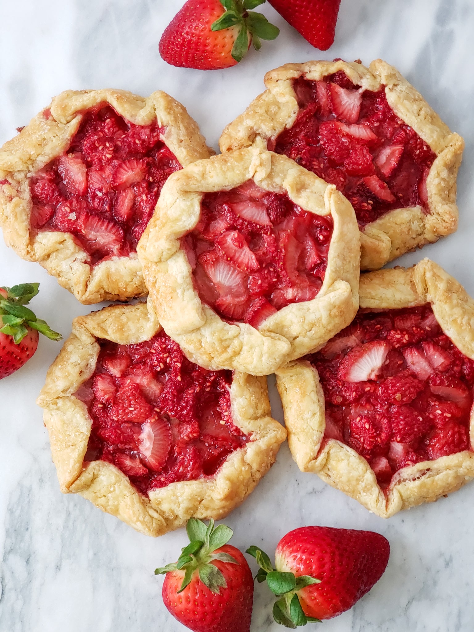 Fresh Mixed Berry Mini Galettes - Brass Pine