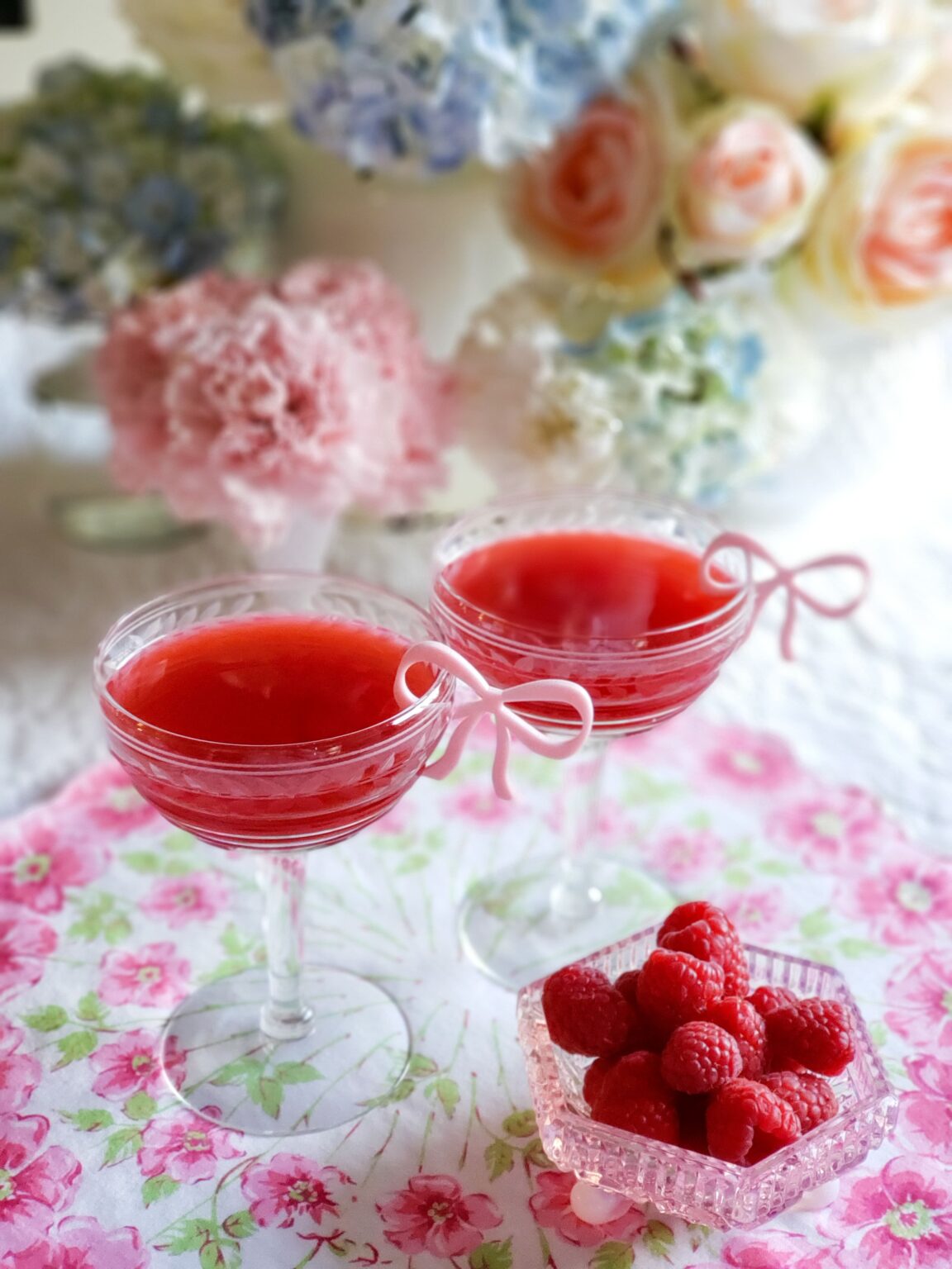 Elegant Raspberry Cordial Cocktail - Brass Pine