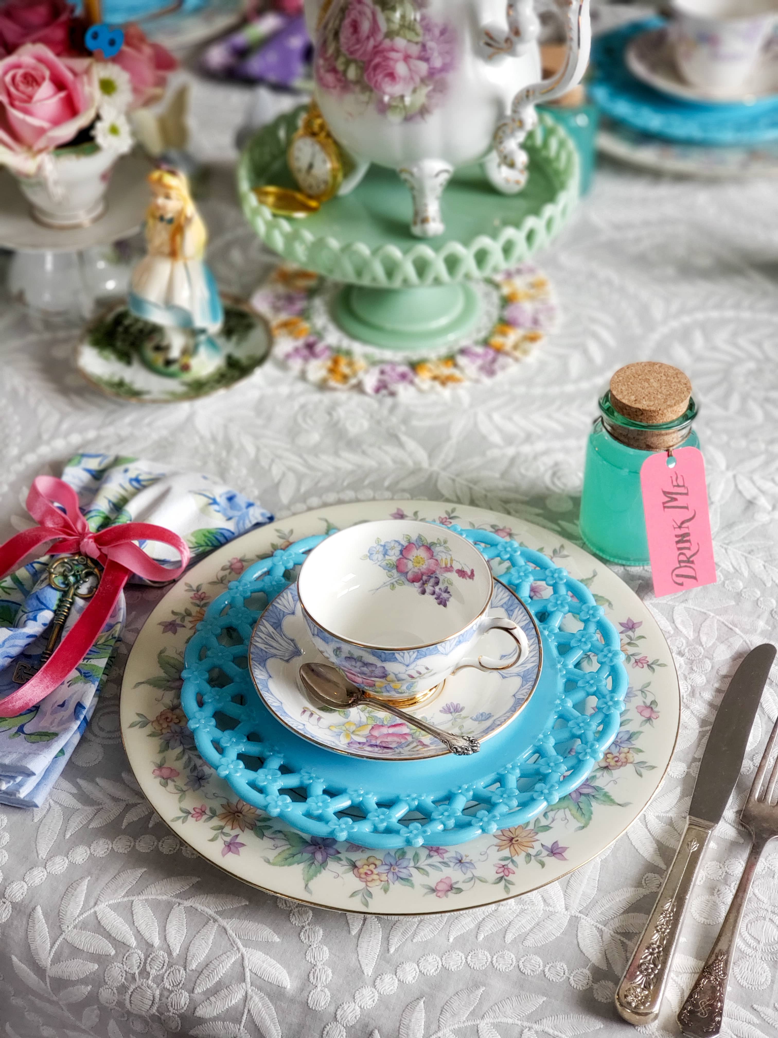 An Alice in Wonderland Mad Hatter Tea Party - Brass Pine