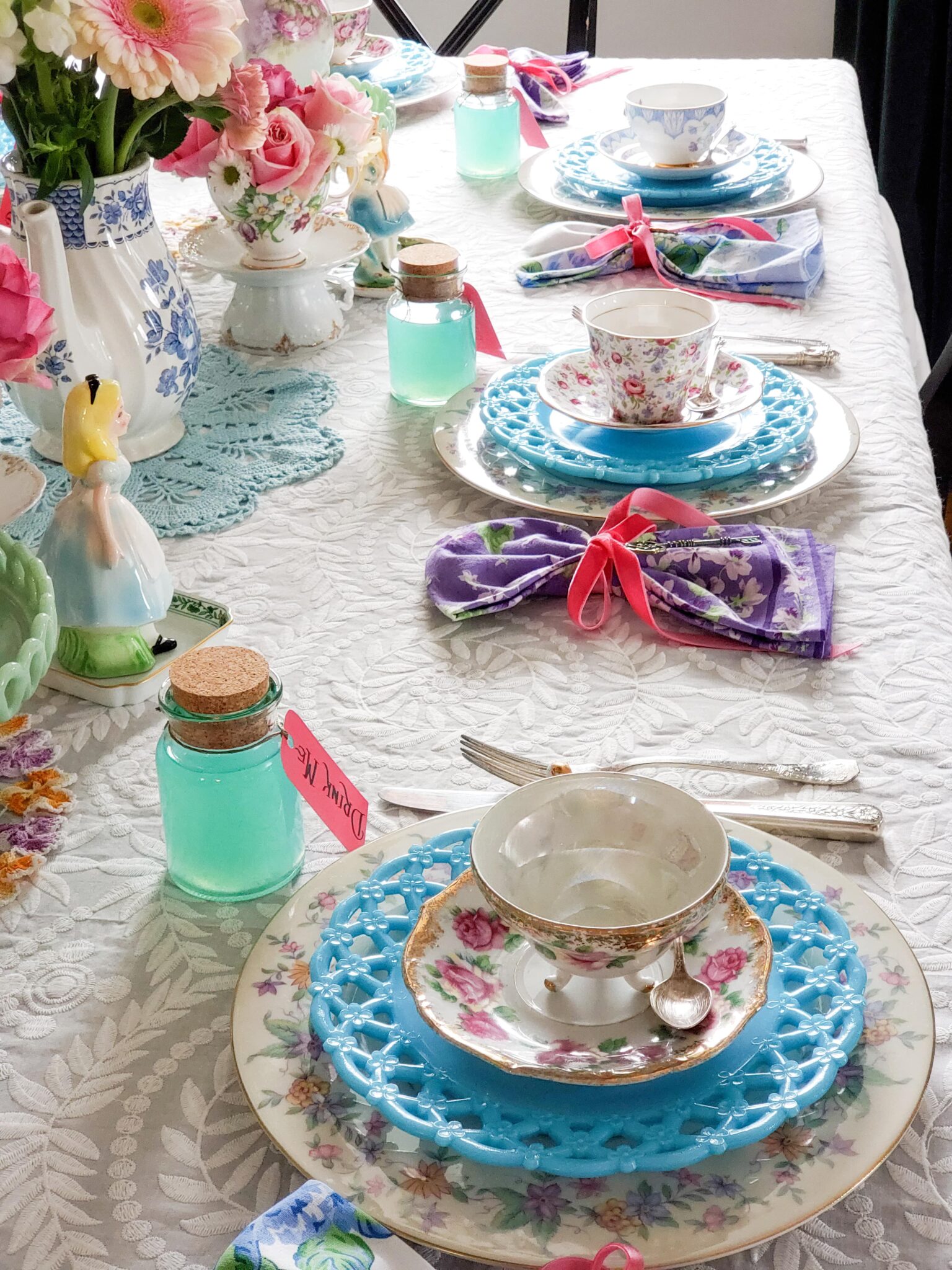 An Alice in Wonderland Mad Hatter Tea Party - Brass Pine