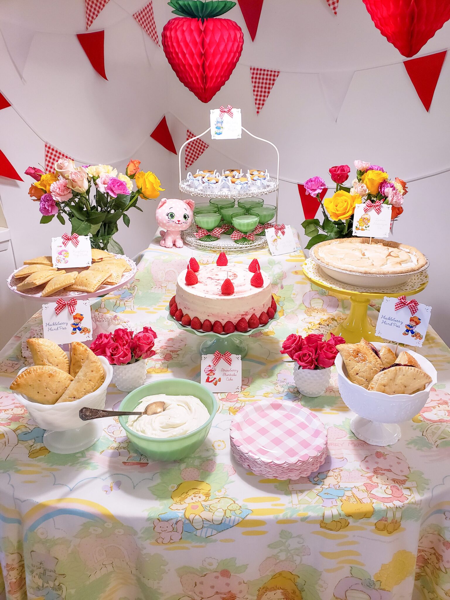 Berry Charming Vintage Strawberry Shortcake Party - Brass Pine