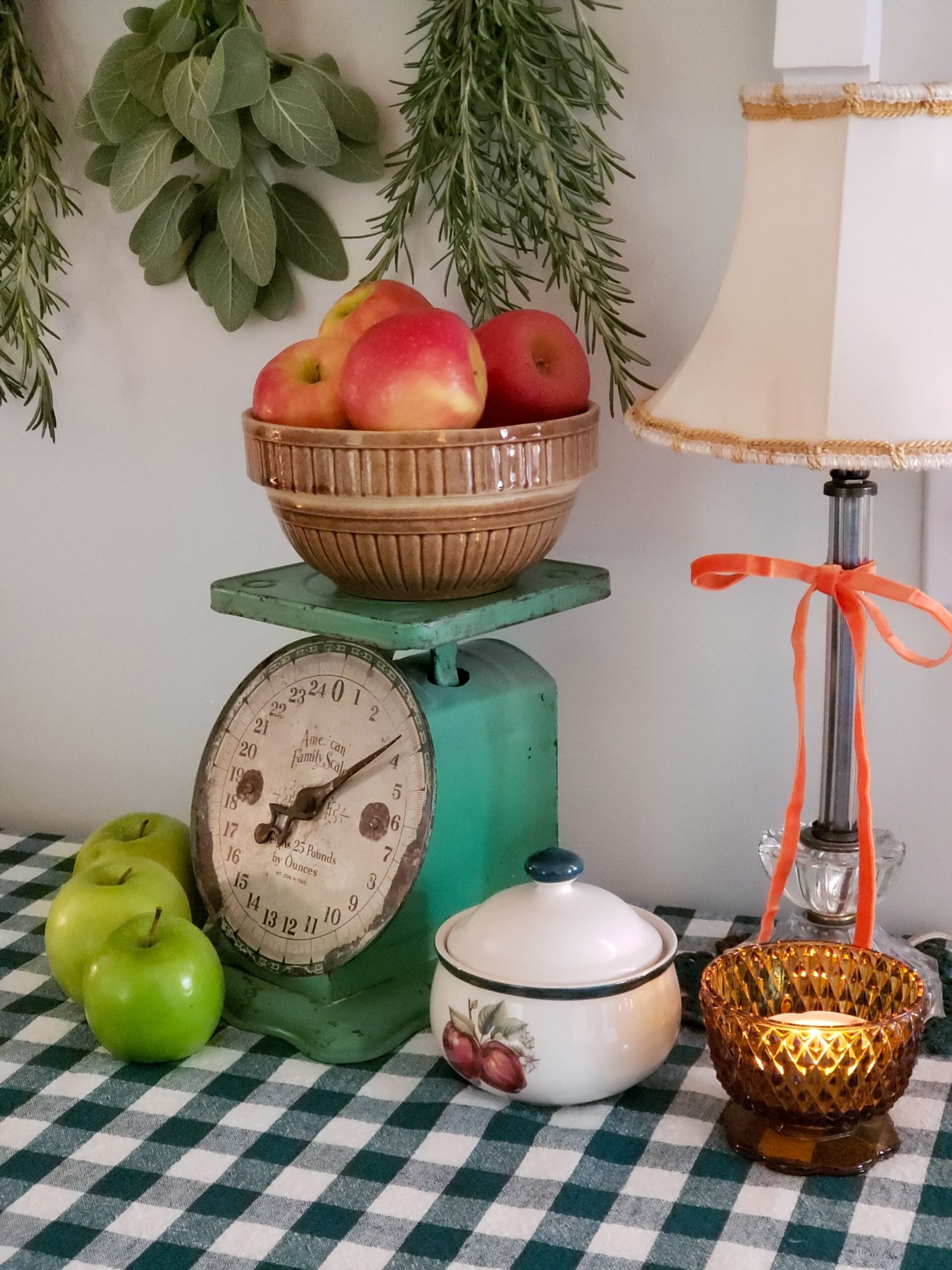 Fall Kitchen Décor Ideas with Vintage Cottage Charm - Brass Pine